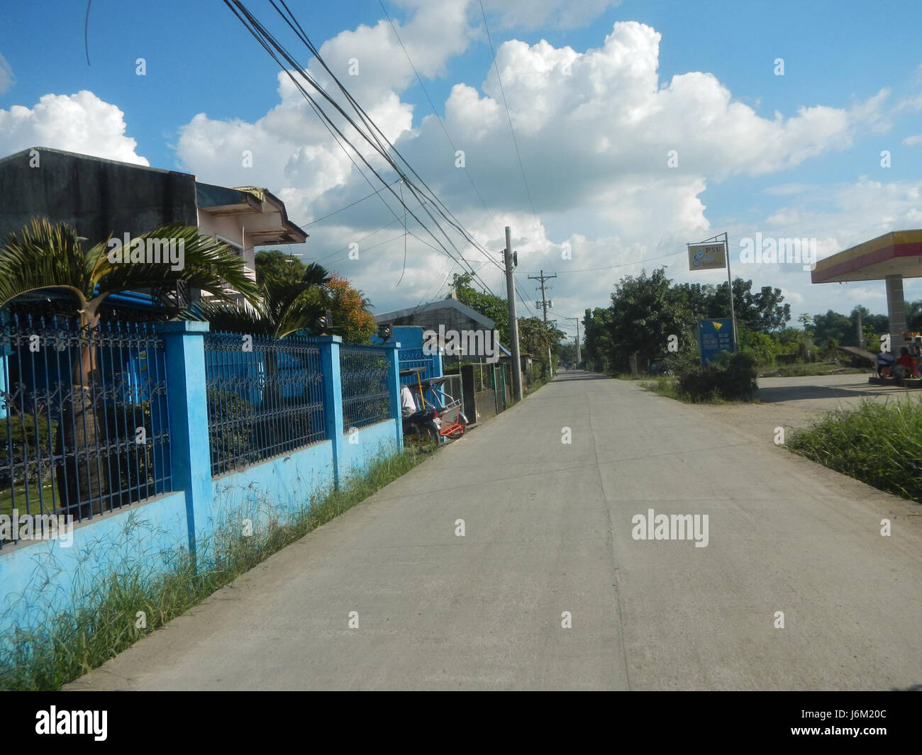 A photograph of the Farm to Market Road in San Vicente Agustin, Batasan ...