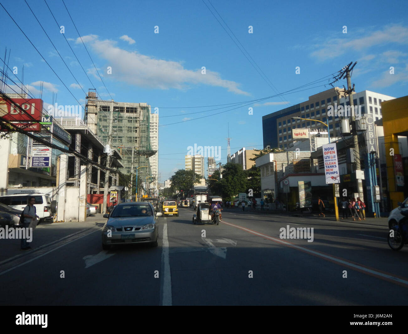 This image shows Barangay Pleasant Addition Hills along Shaw Boulevard ...