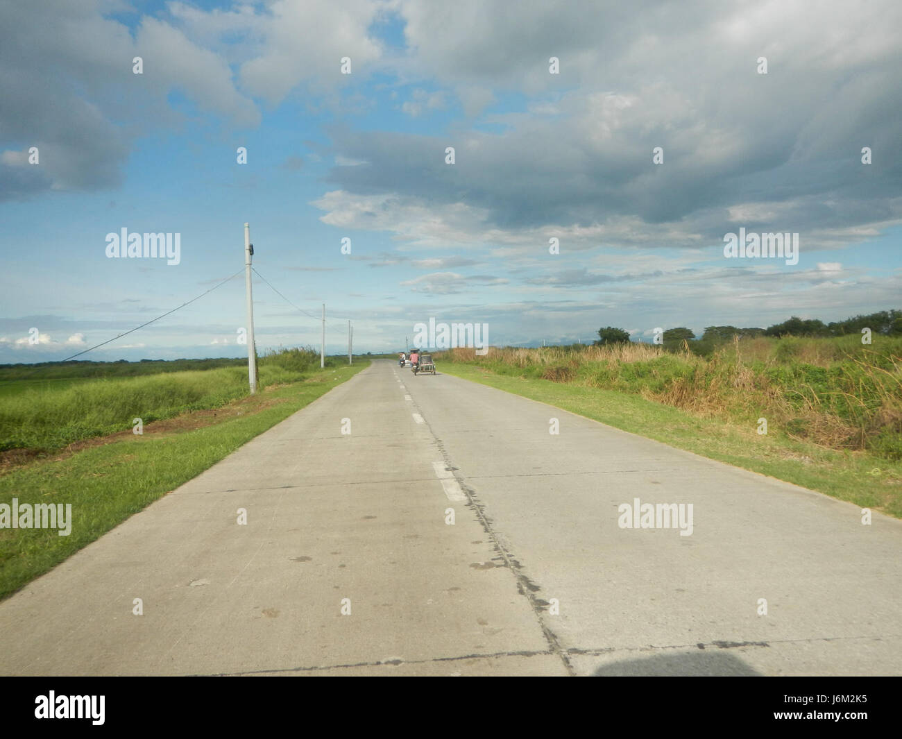 The paddy fields in Salapungan, Magumbali, Candaba, Pampanga, depict ...