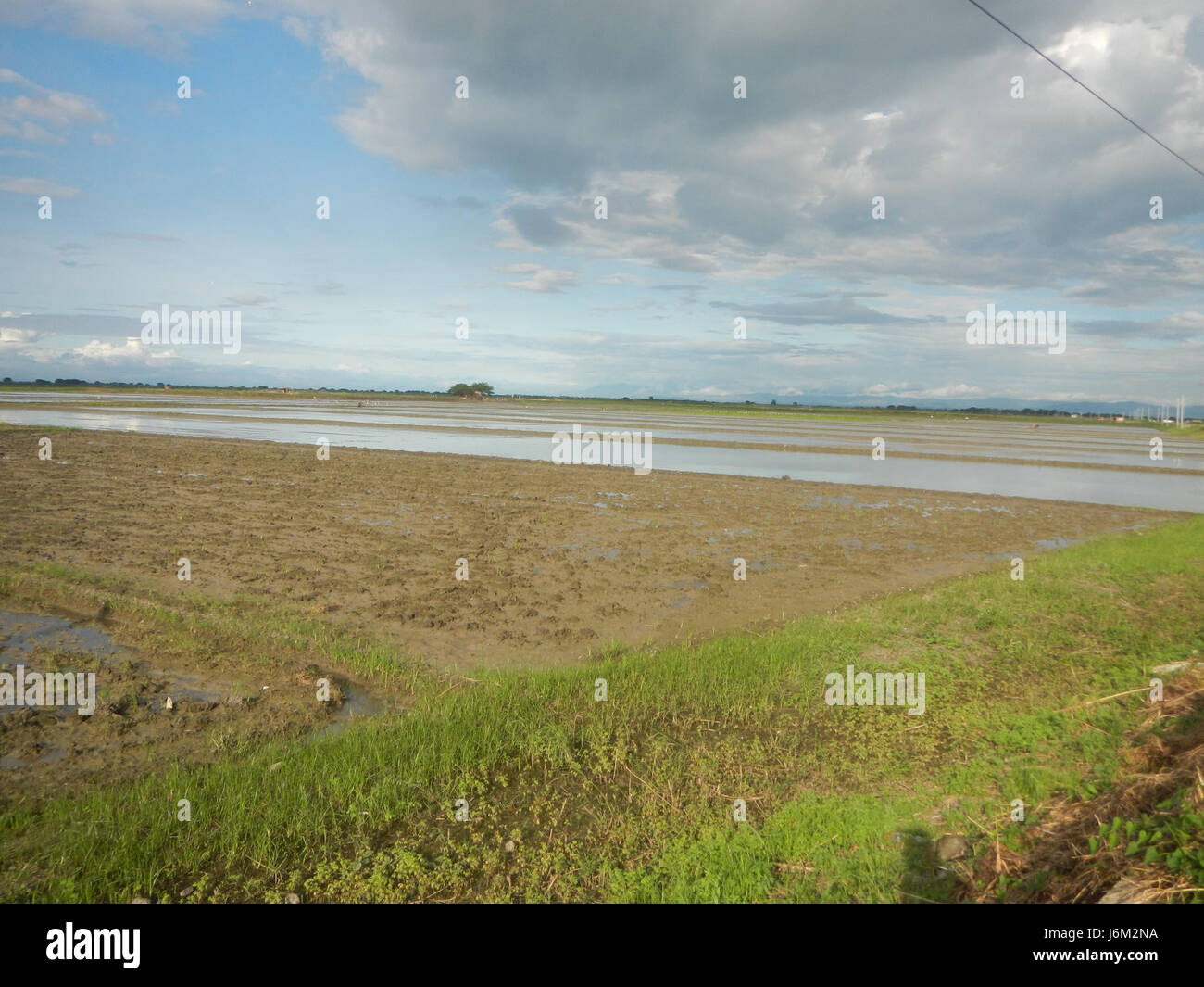 This image captures the paddy fields and slope areas in Salapungan and ...