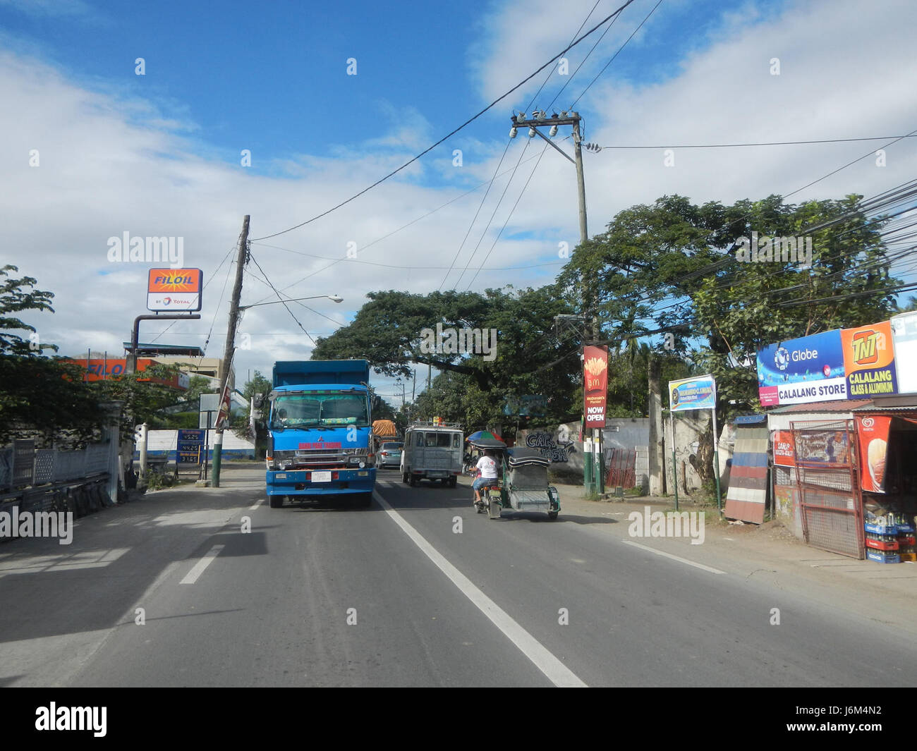 This title mentions the Maharlika Highway running through various towns ...