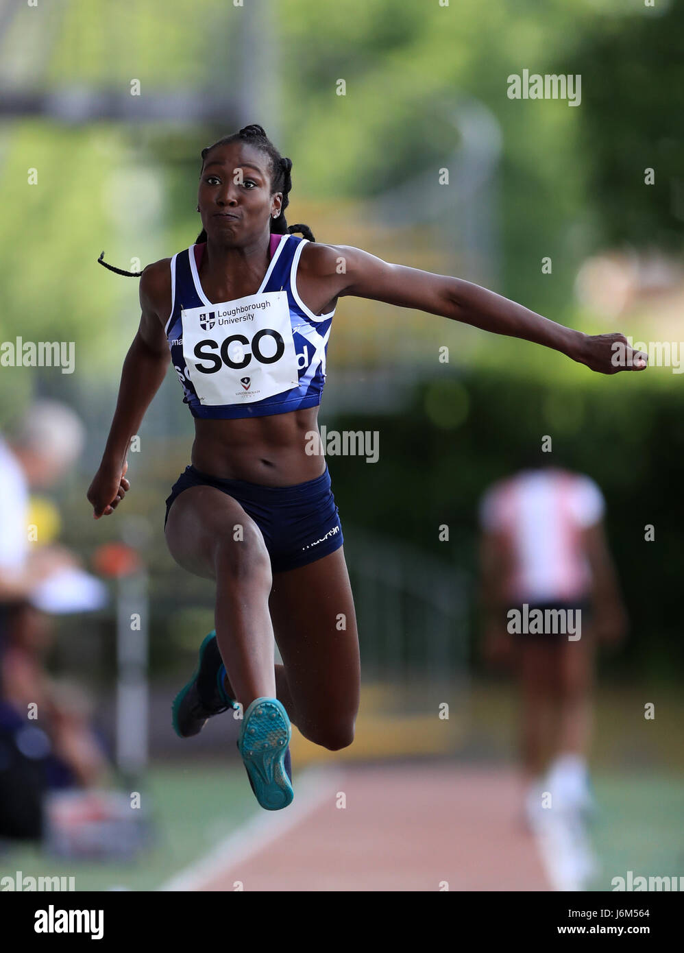 Zara Azante in the Women's Triple Jump during the Loughborough ...
