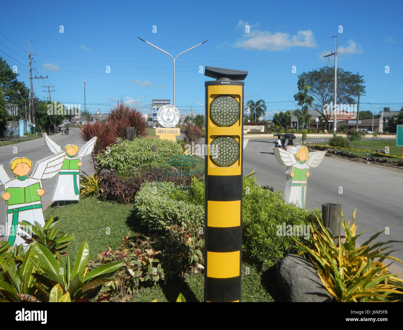 The Welcome Arch Boundary Sign on the Pan-Philippine Highway marks the ...