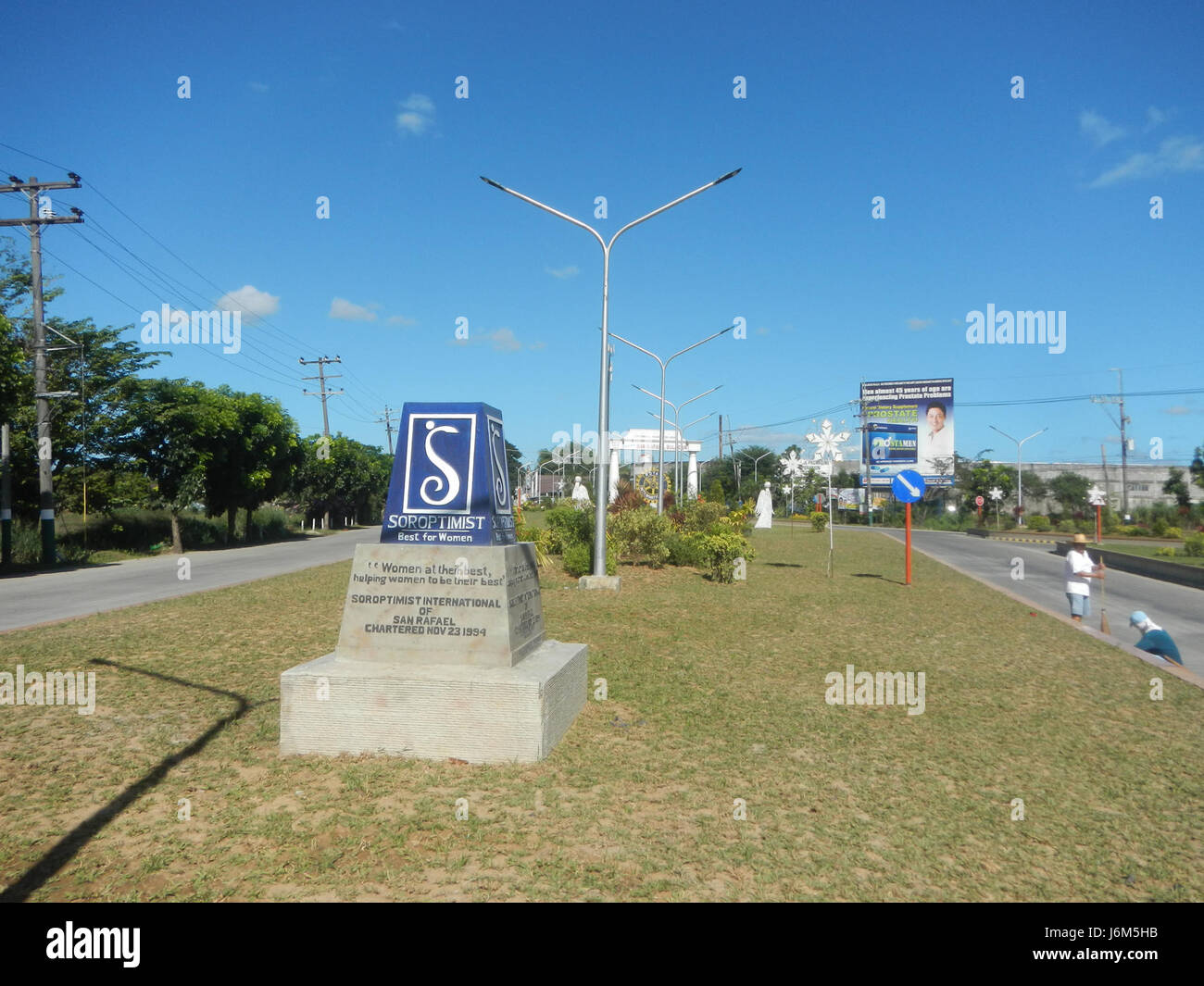 09649 Welcome Arch Boundary Sign Pan-Philippine Highway Baliuag San ...