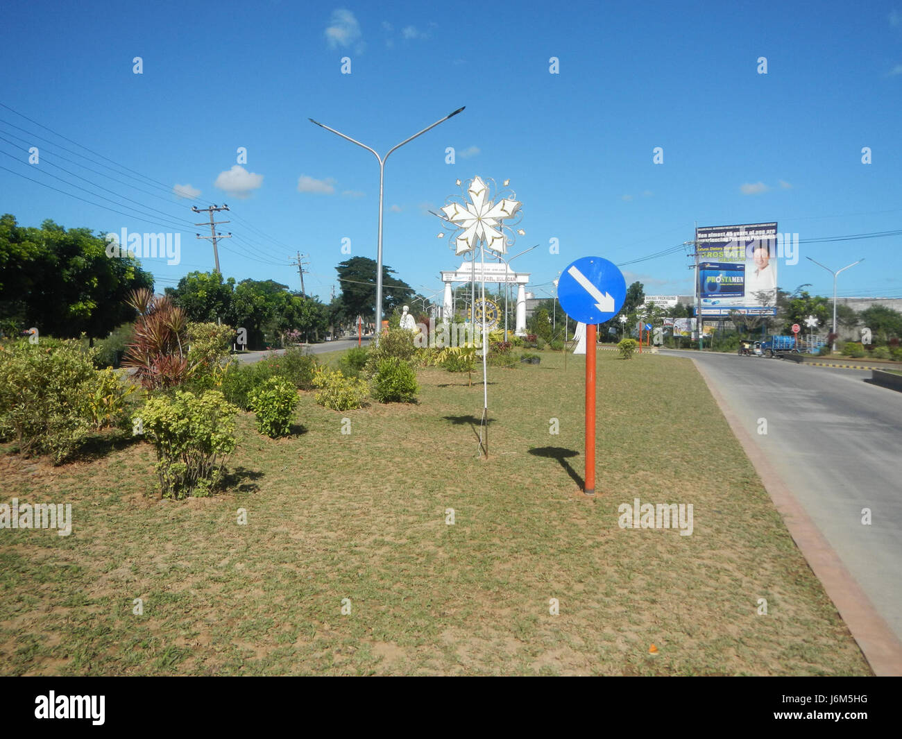 A photograph of the Welcome Arch Boundary Sign along the Pan-Philippine ...