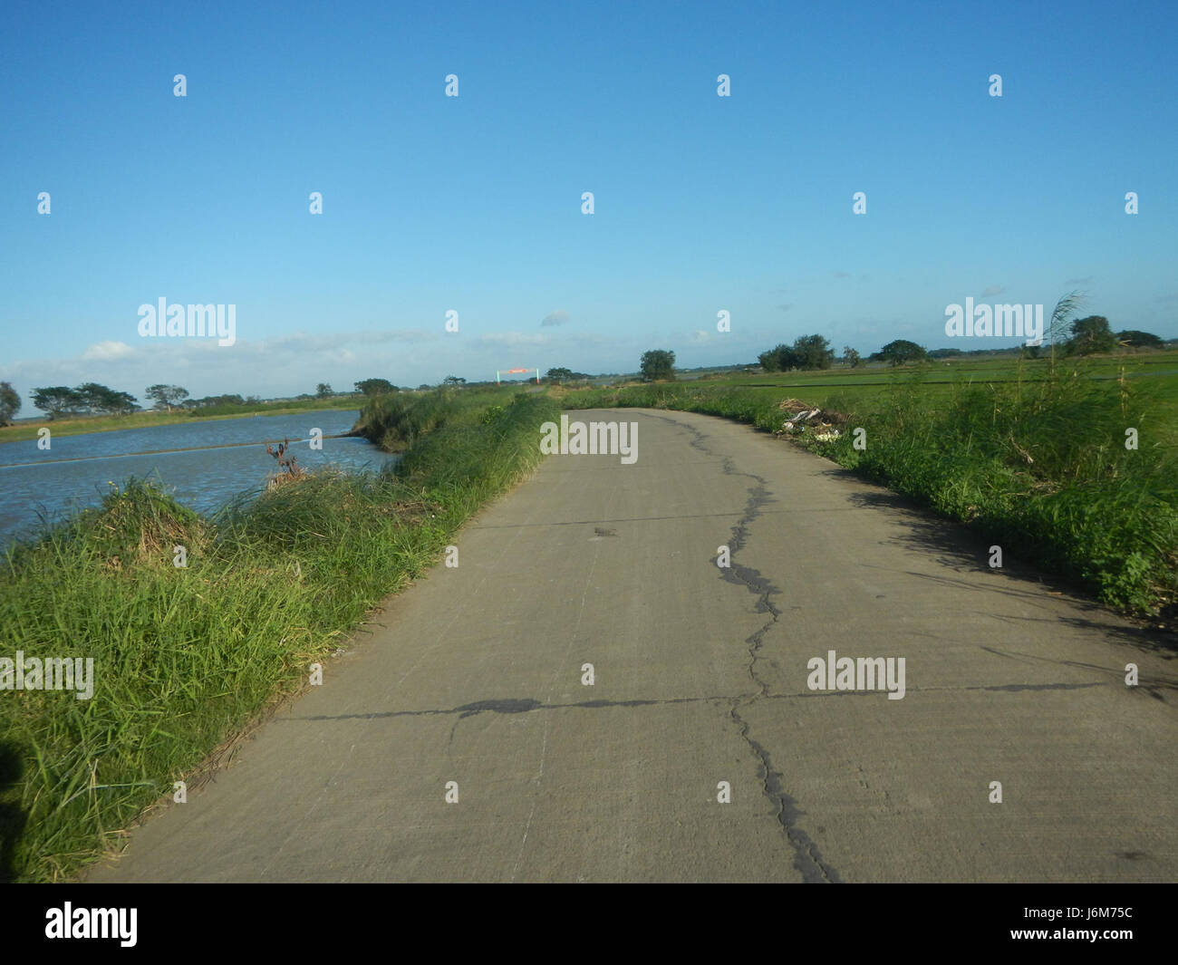 A depiction of the rural landscape in Cansinala, Apalit, Pampanga ...