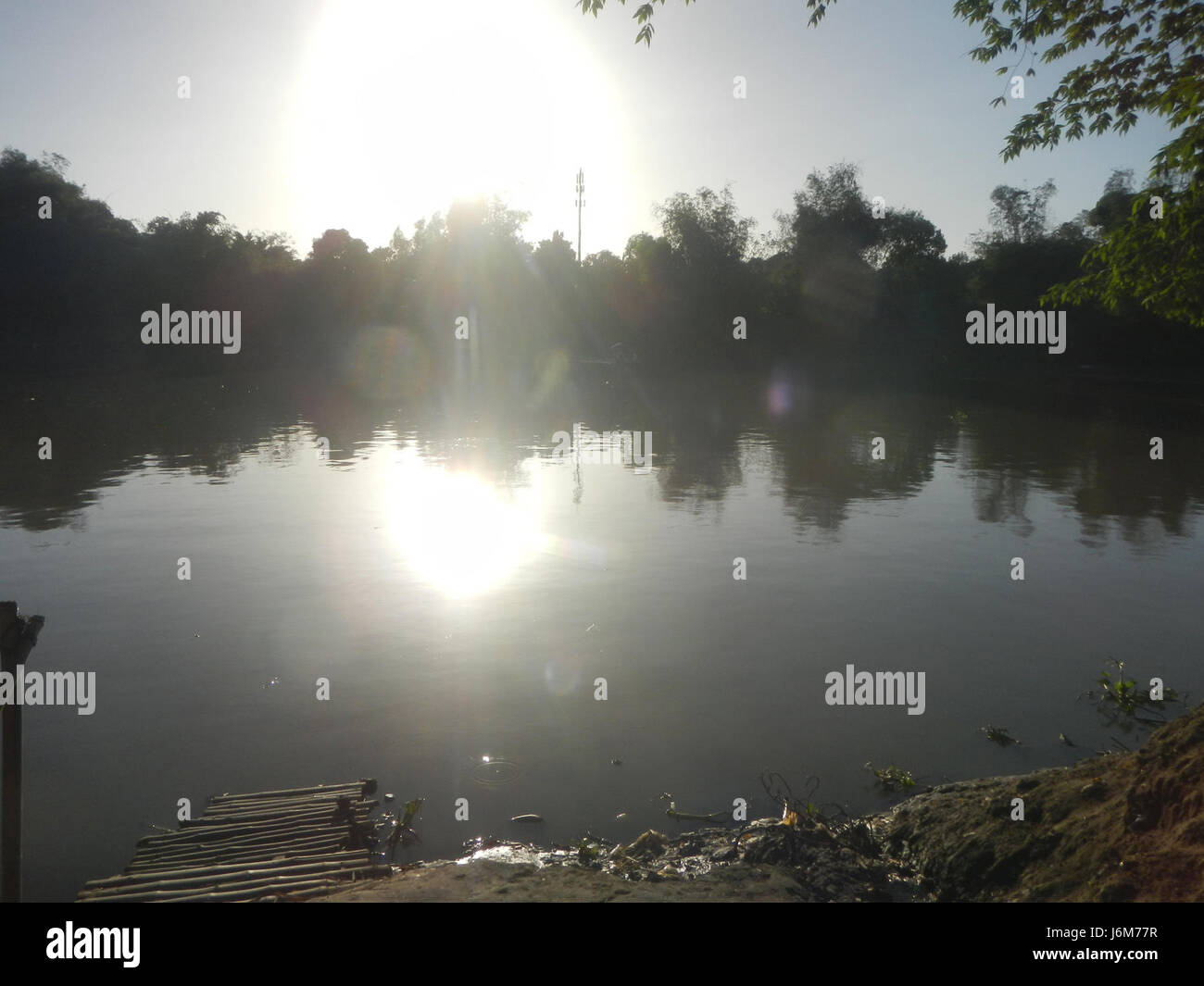 The riverbanks of Cansinala in Apalit, Pampanga, part of the Pampanga ...