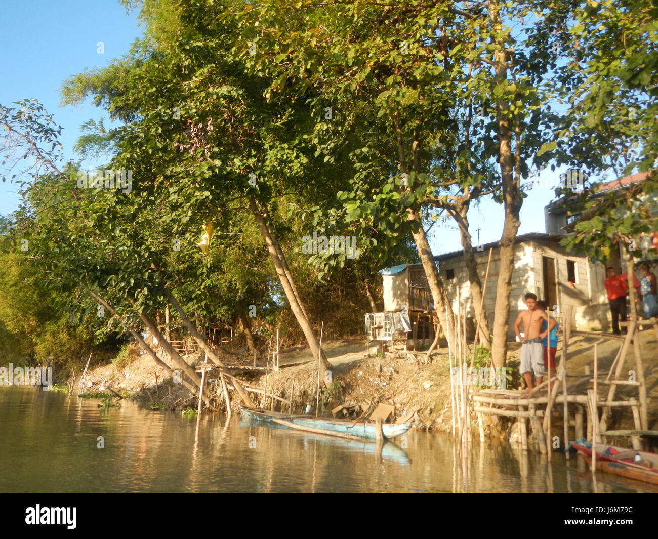 09423 Riverbanks of Cansinala, Apalit, Pampanga River District 12 Stock ...