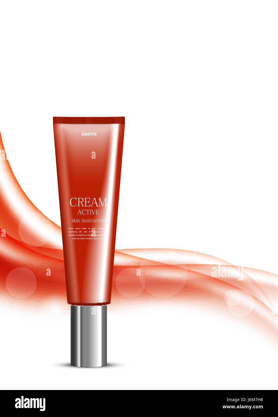 Skin moisturizer cosmetic design template Stock Vector Image & Art - Alamy