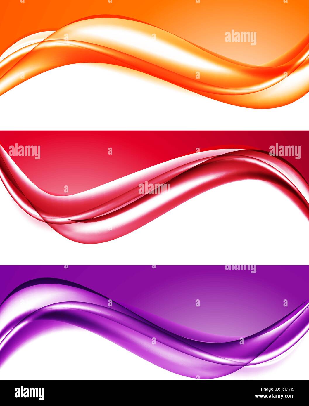 Set horizontal abstract backgrounds Stock Vector Images - Alamy
