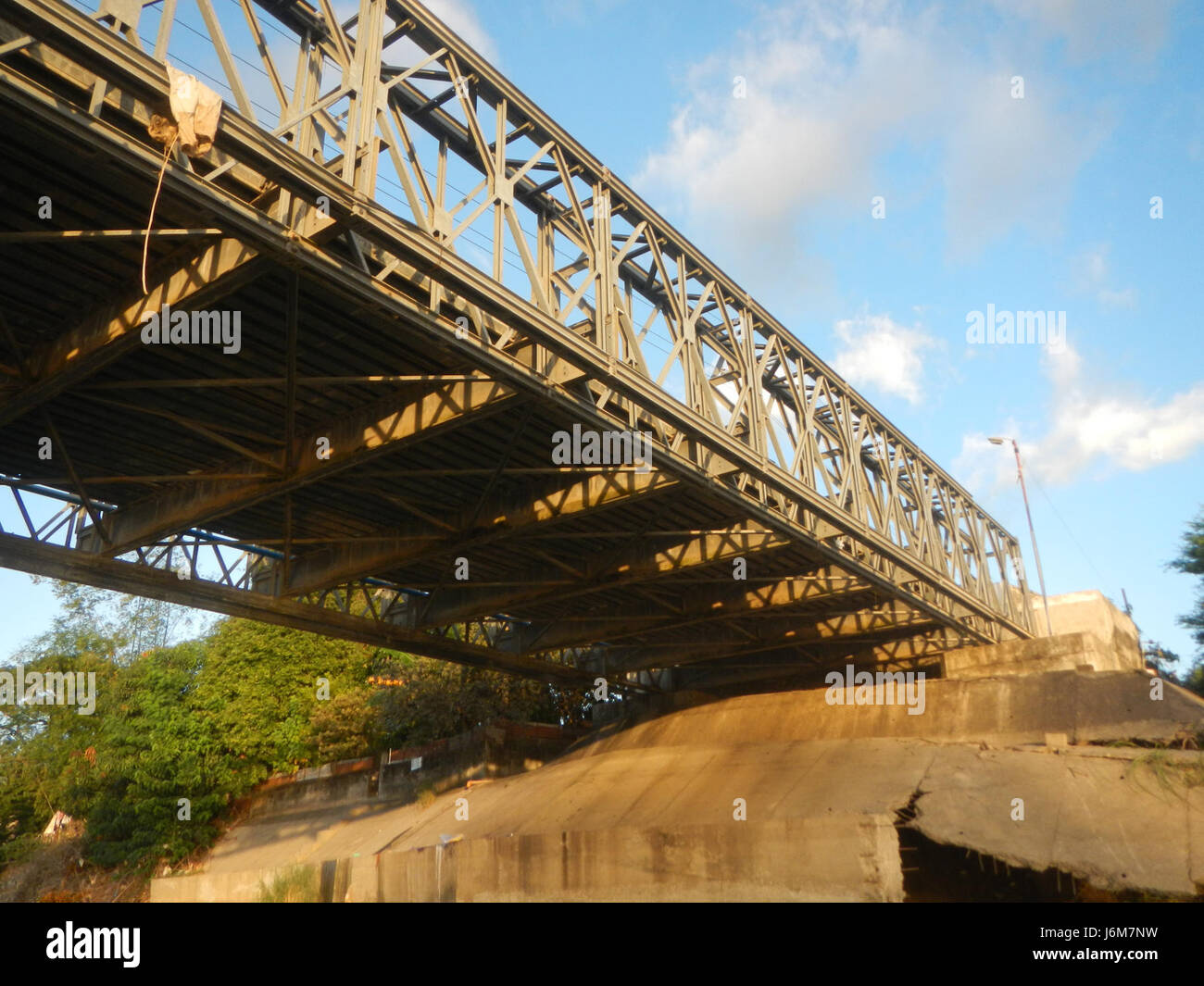 A photograph or map depicting the San Miguel Bridge and its surrounding ...
