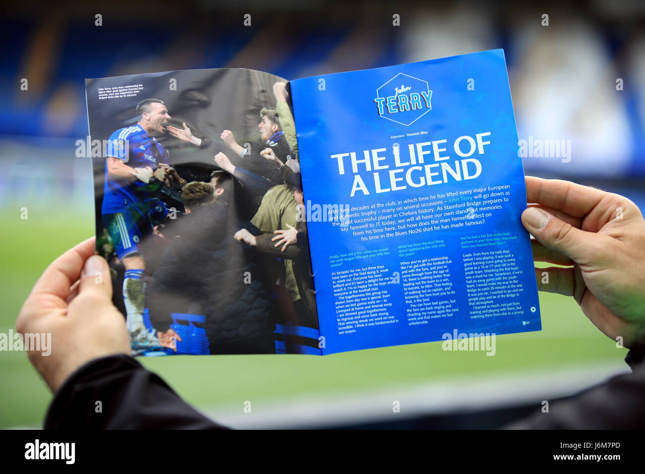 Chelsea's John Terry features heavily in today's match day programme at ...