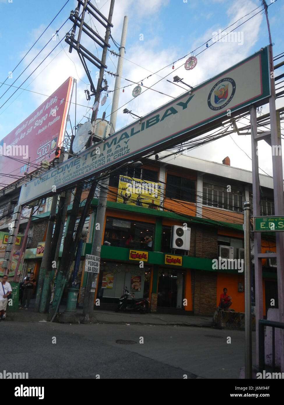 The 0833 C. Jose Footbridge in EDSA, Malibay, Pasay City, is an ...