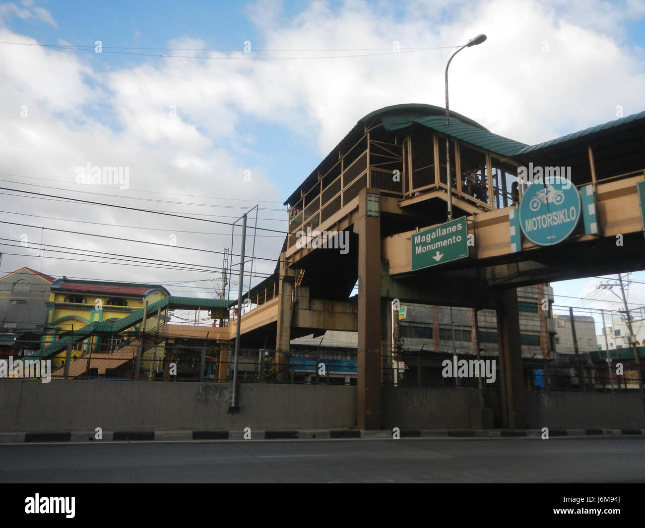 The C. Jose Footbridge, located along EDSA in Malibay, Pasay City ...