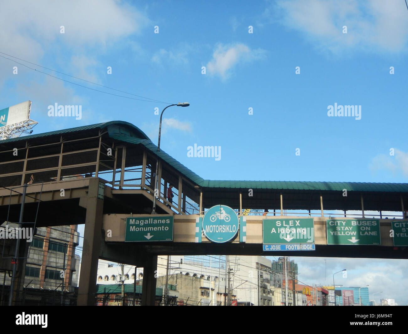 The C. Jose Footbridge in Pasay City is a pedestrian bridge located ...
