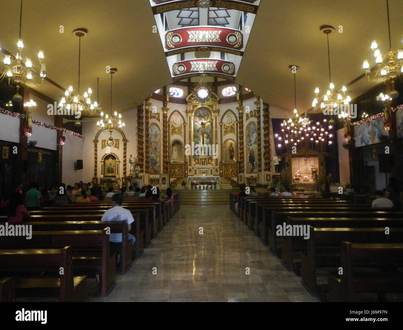 The San Roque Parish Church in Pasay City, located on Cabrera Street ...
