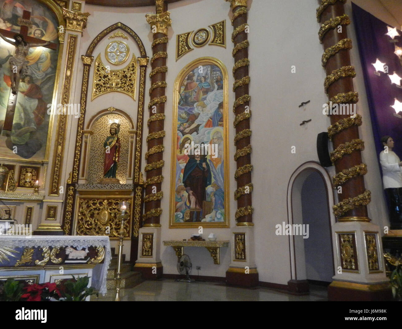 San Roque Parish Church, located on Cabrera Street in Barangay Malibay ...