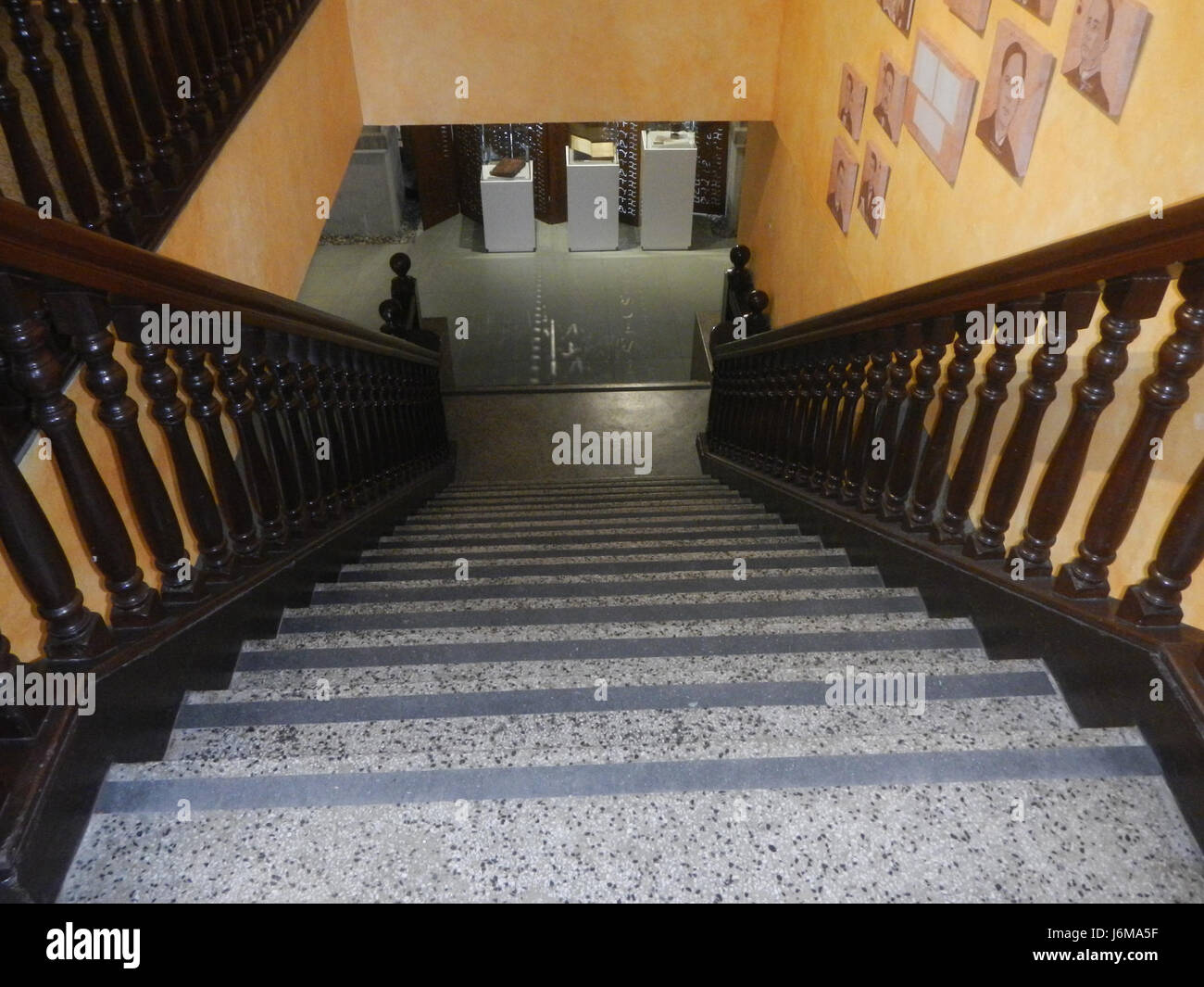 The image depicts the interior of the Casa Real Shrine, located in ...
