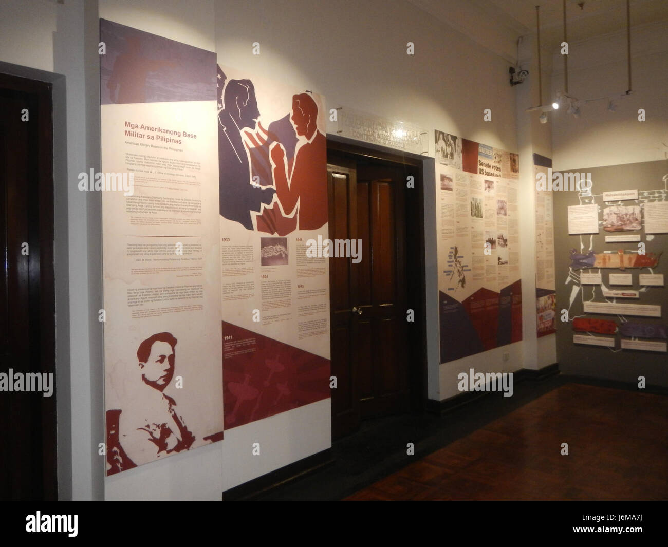 An image of the interior of the Casa Real Shrine in Malolos, taken in ...
