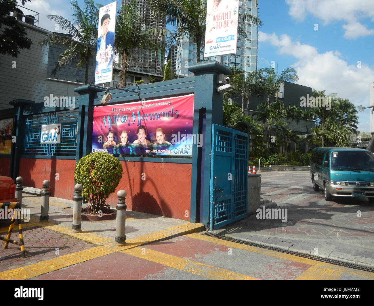 This photograph features Timog Avenue in the Sacred Heart area of ...