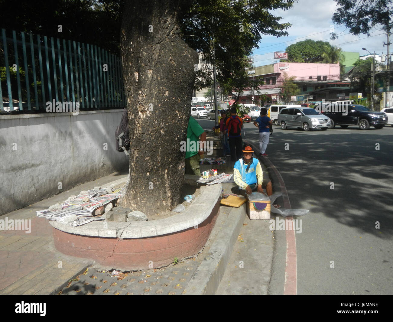 This image captures the Edsa Timog Avenue flyover, an essential ...
