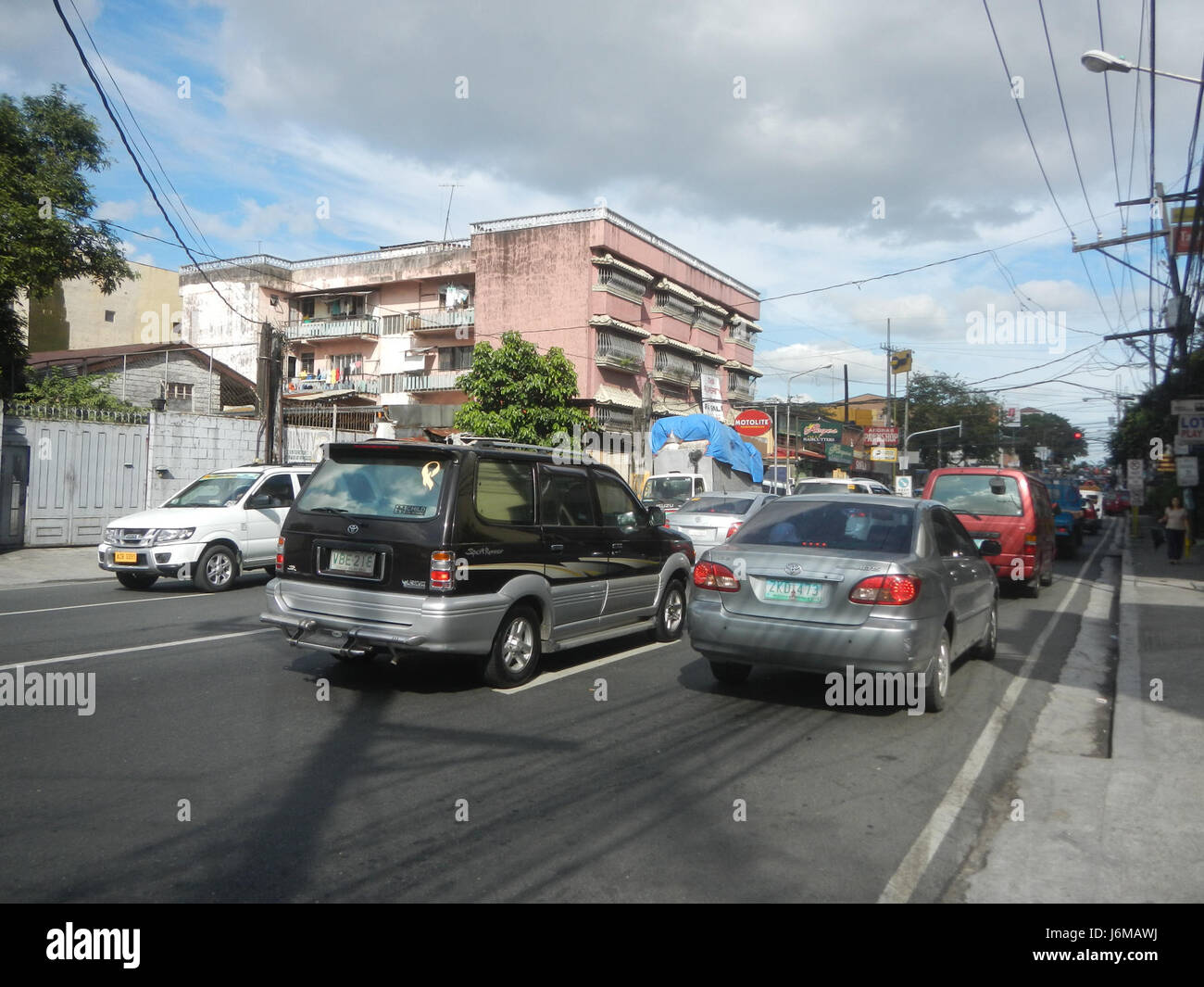This image shows a local scene in Barangays Pinyahan and Sikatuna ...