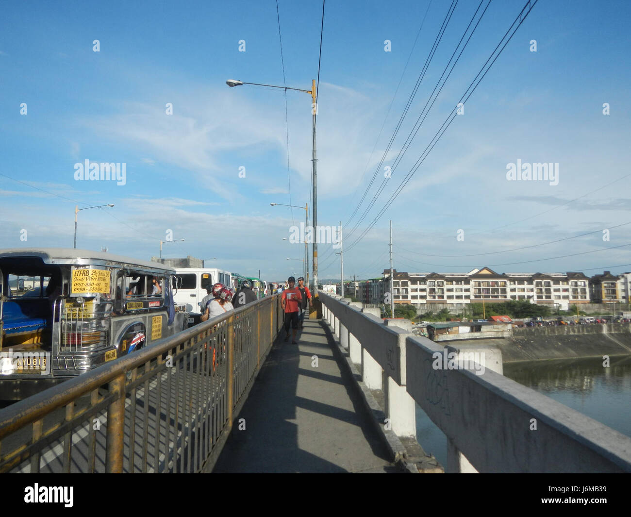 The Ortigas Avenue Extension Bridge in Pasig City, Metro Manila, is a ...