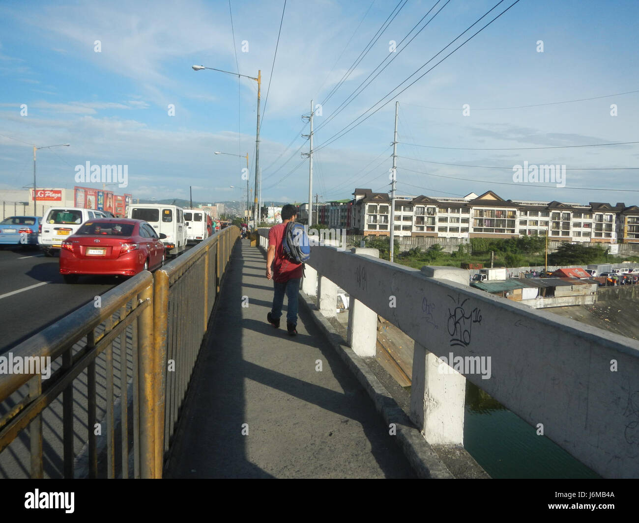 The Ortigas Avenue Extension Bridge and its overpasses in Pasig City ...