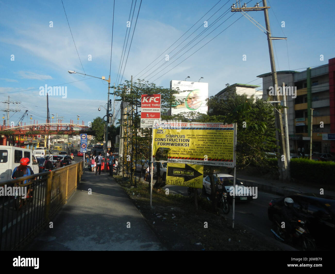 This image depicts the Ortigas Avenue Extension Bridge in Pasig City ...
