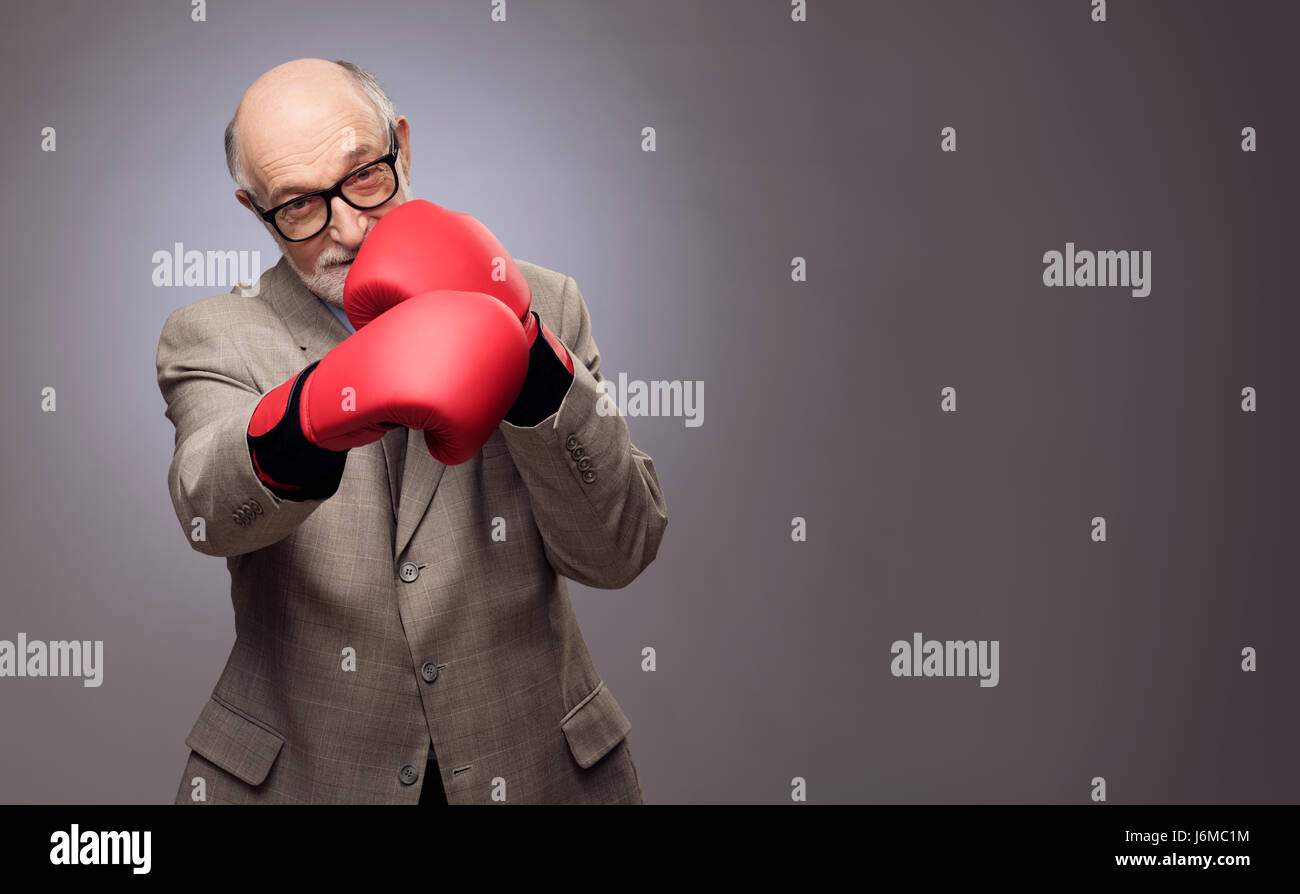 Senior boxer hi-res stock photography and images - Alamy