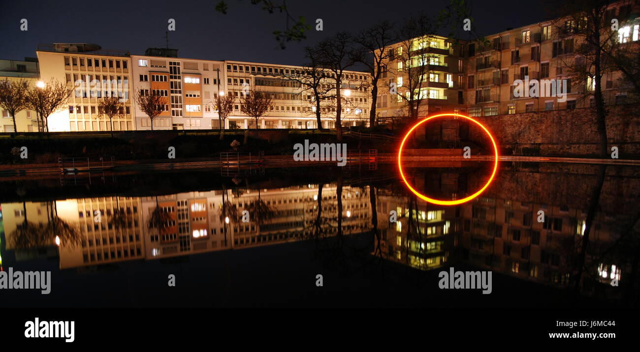 reflection at night Stock Photo - Alamy