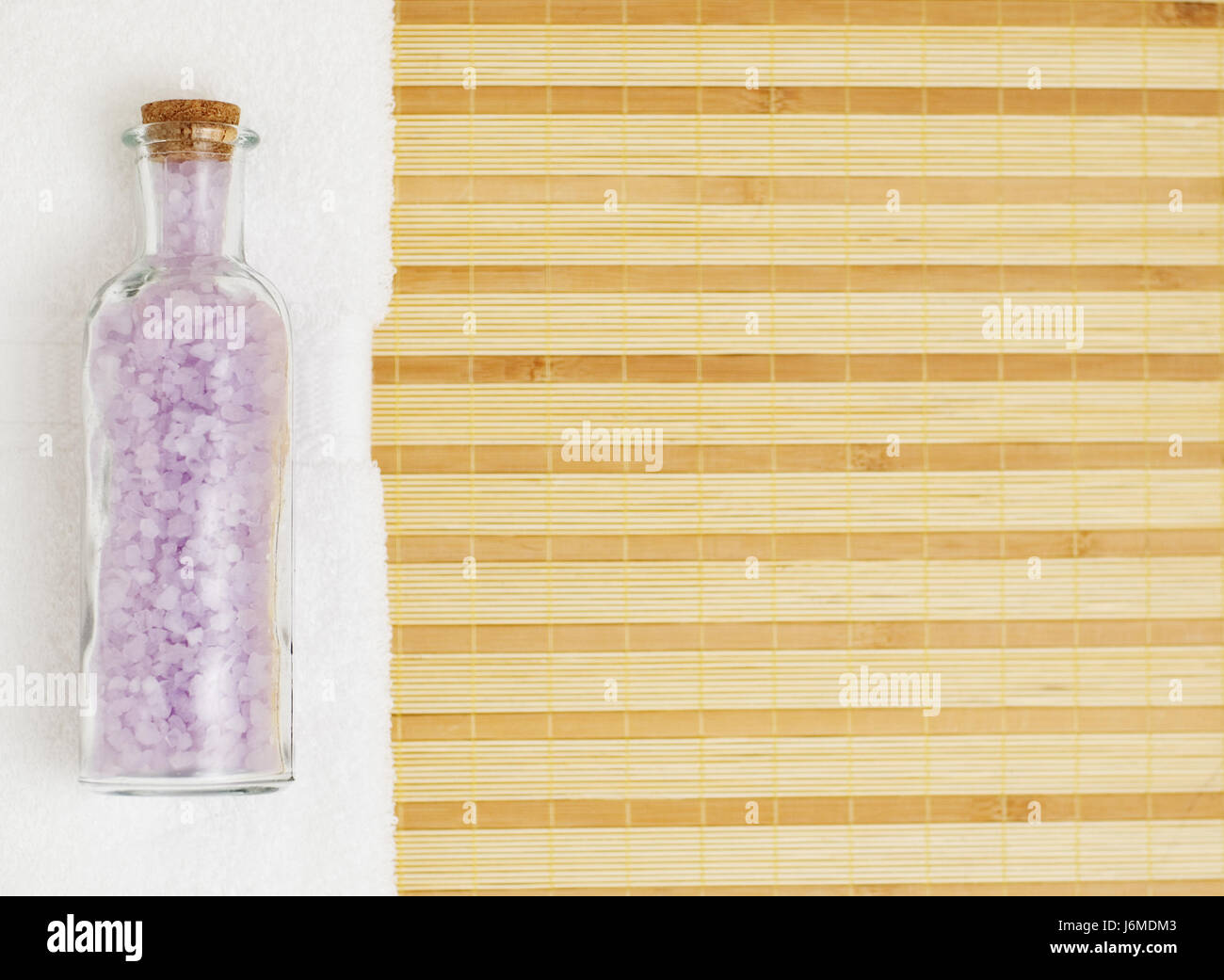 salt bottle bamboo mat towel bathing resort spa mineral spring bath ...