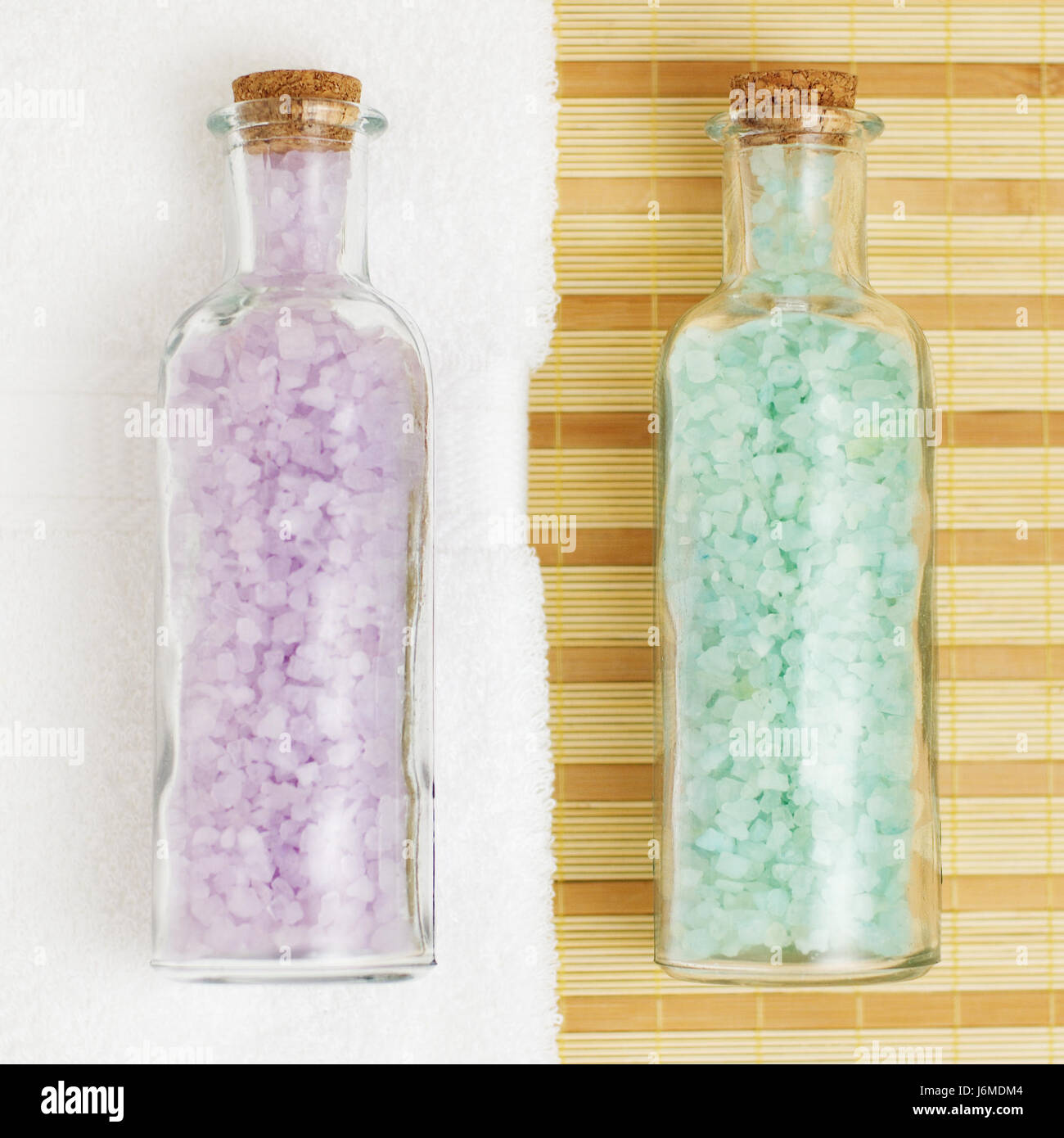 salt bottle bamboo mat towel bathing resort spa mineral spring bath ...