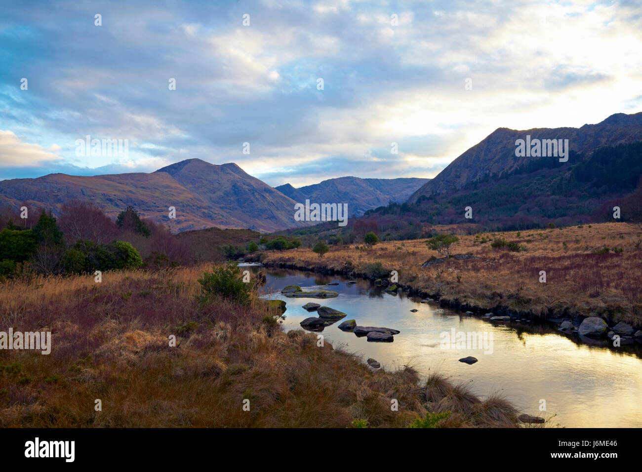 irish landscape scenery countryside nature scenic mountain meadow grass ...