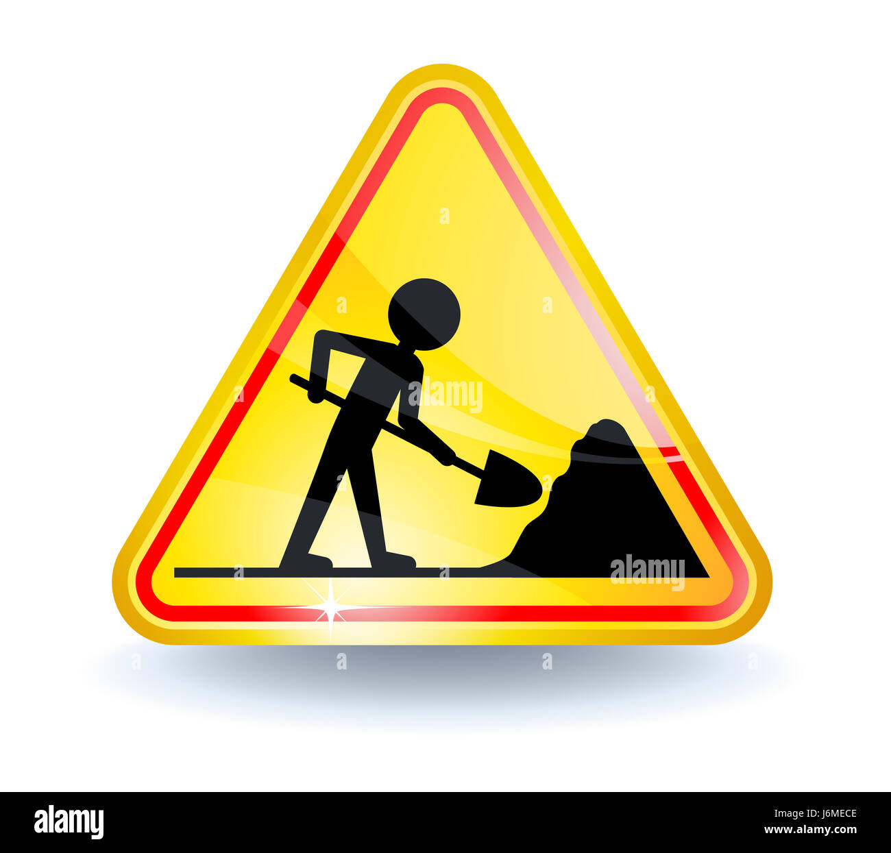 sign signal traffic transportation work factory under progress warning ...