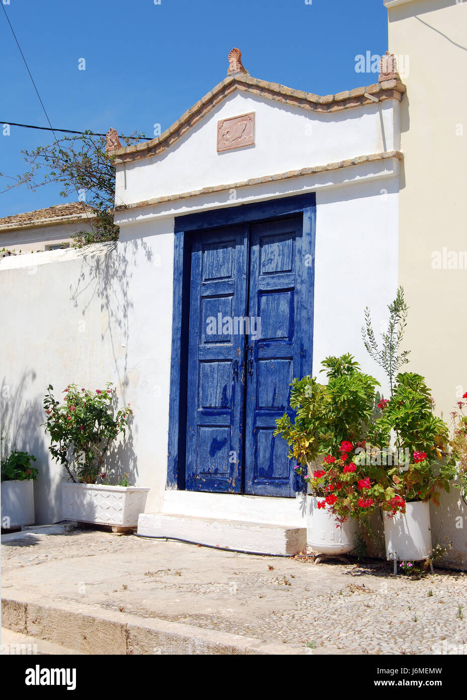 Greek gable hi-res stock photography and images - Alamy
