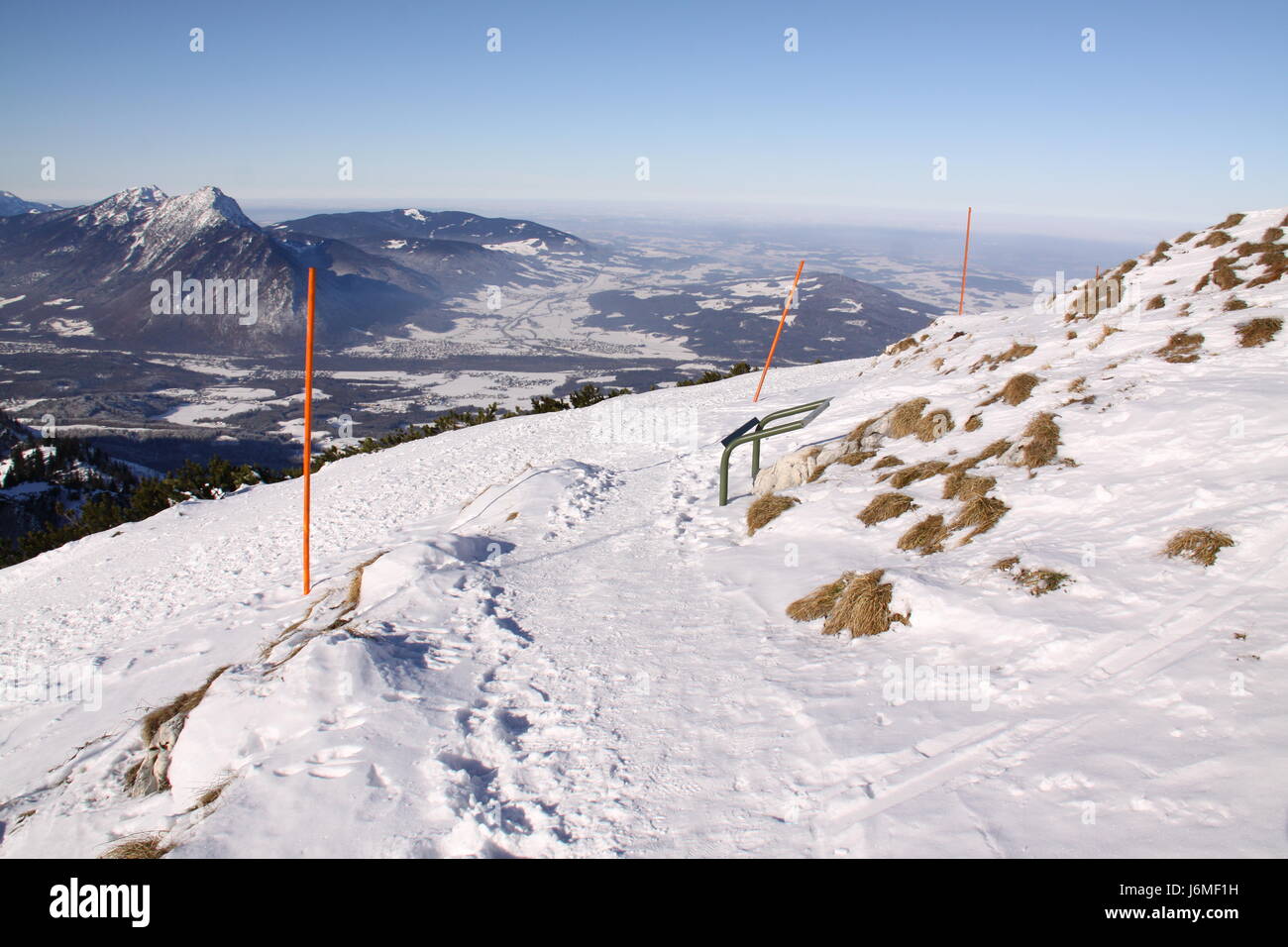 mountains pavement ways pavements path way mountain blue walk go going ...