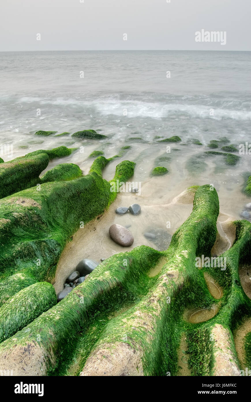 beach seaside the beach seashore outdoor wave coast sight view outlook ...