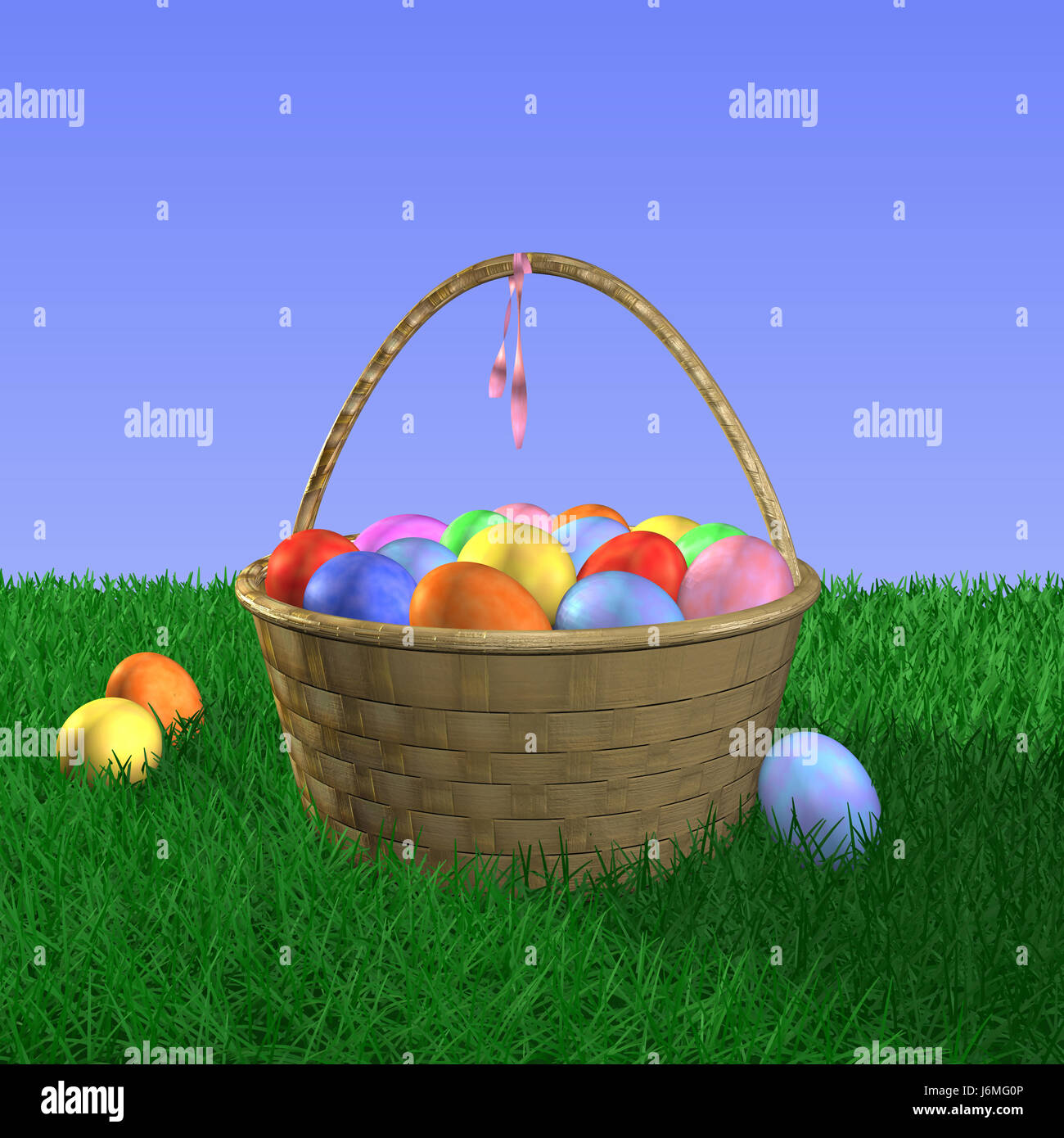 basket easter spring bouncing bounces hop skipping frisks jumping jump ...