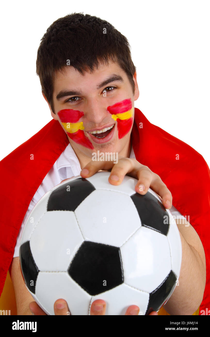 spanish soccer fan Stock Photo - Alamy