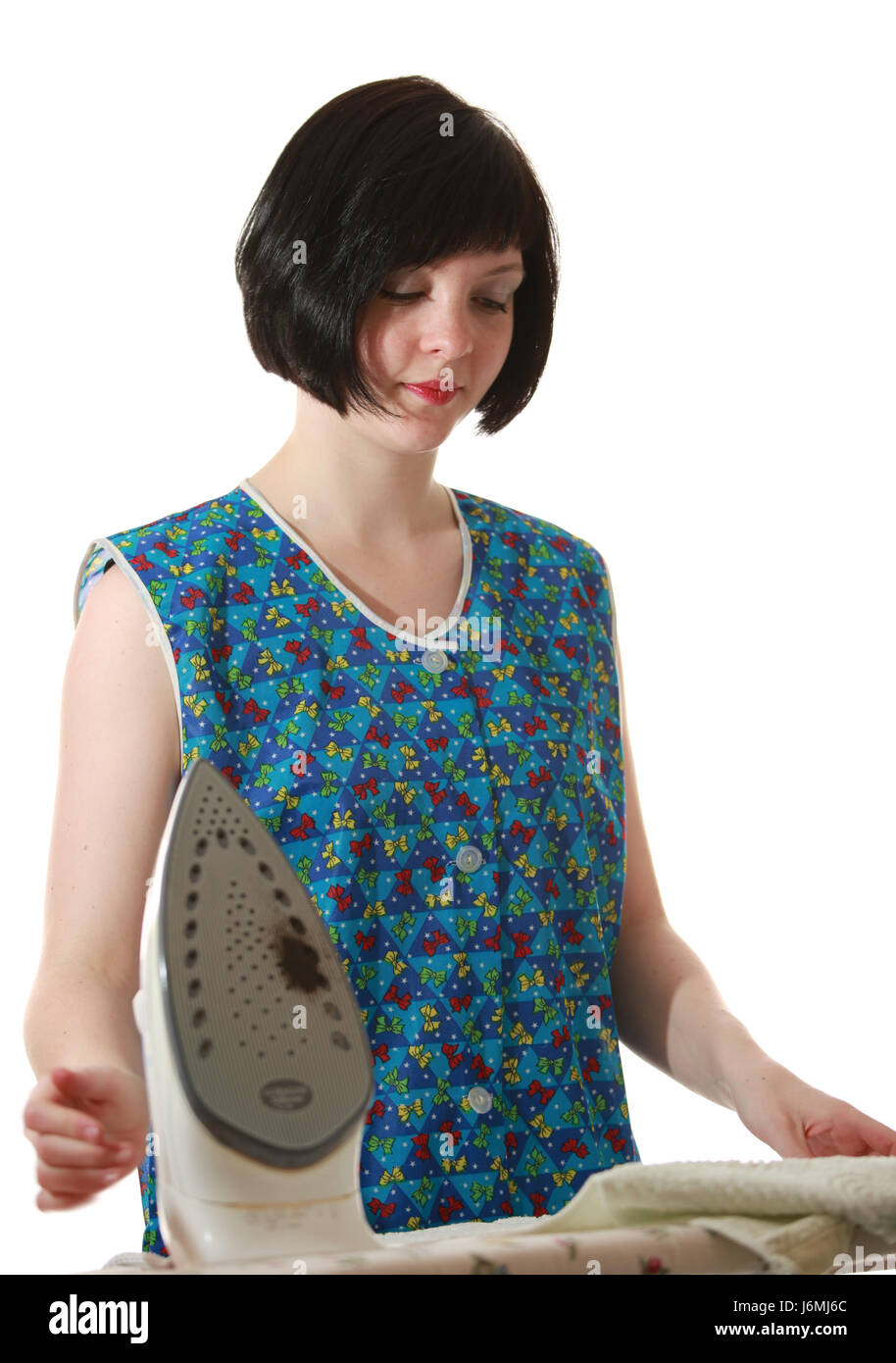 smock housewife apron apron dress iron laundry ironing board smock ...