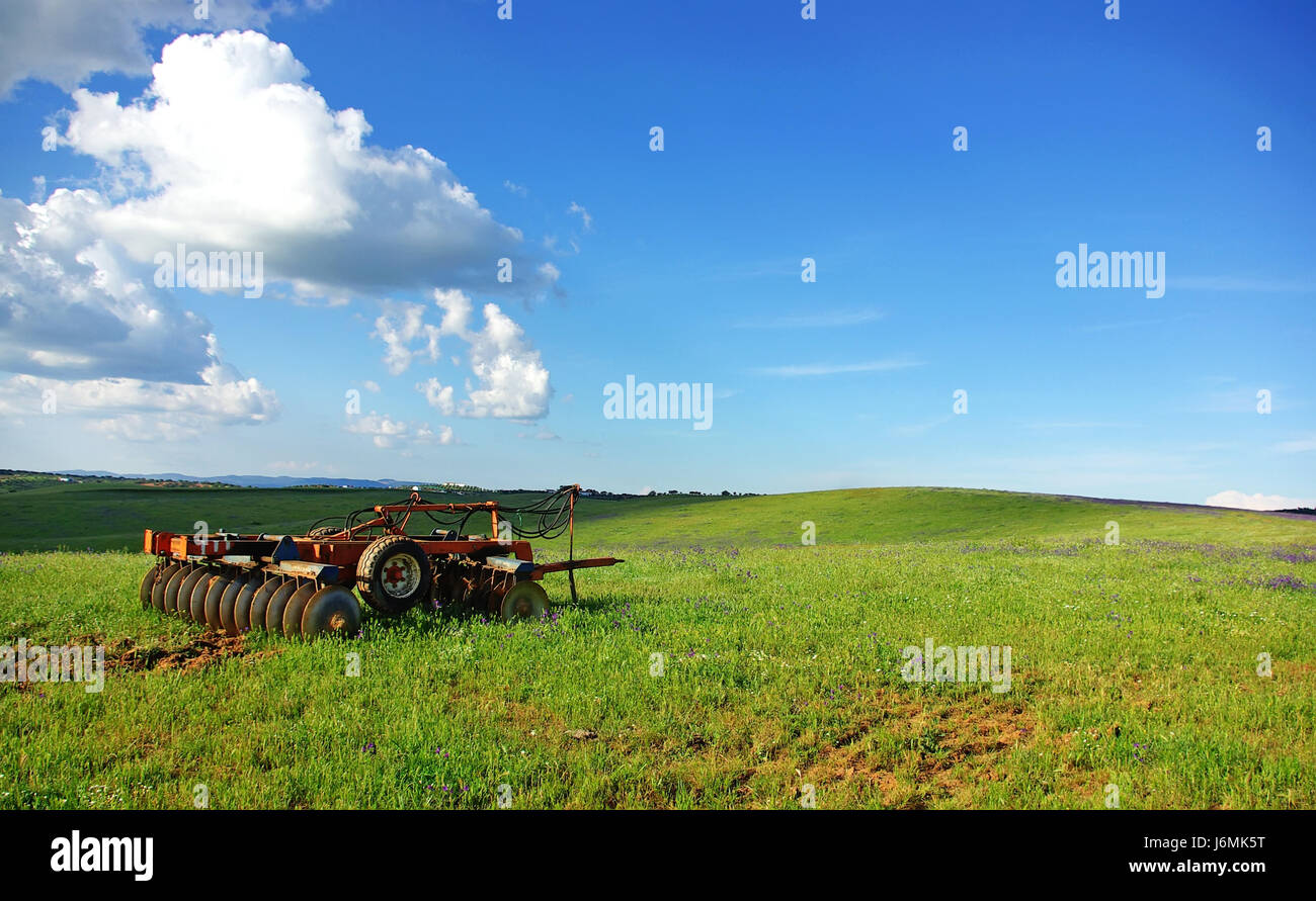 Disc harrow and old harrow hi-res stock photography and images - Alamy
