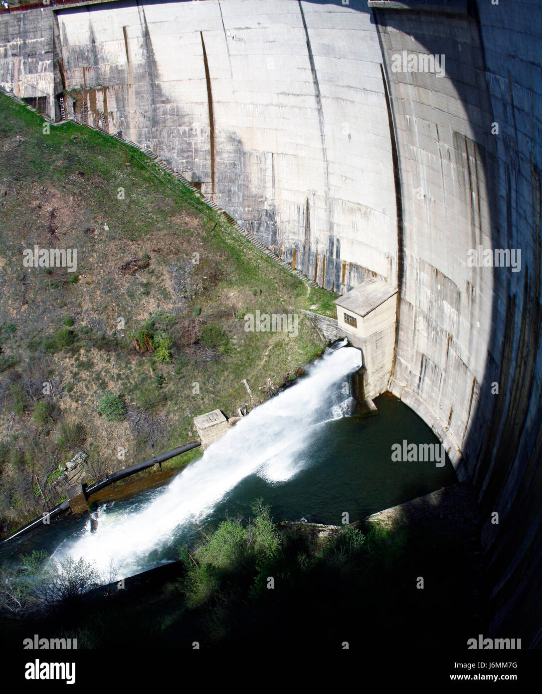 flow dam embankment water construction flow concrete wave dam flood ...