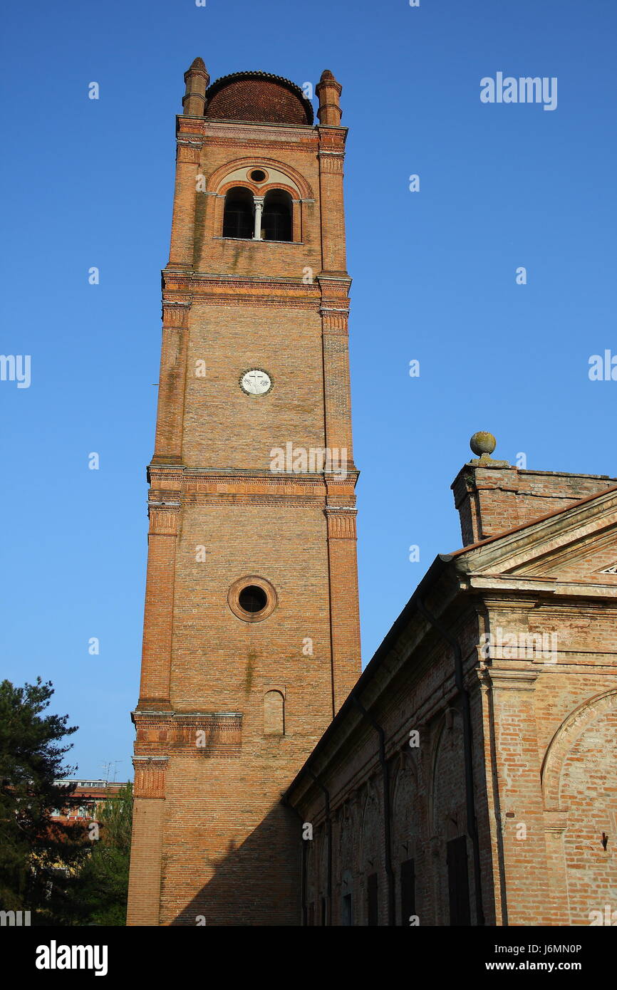 tower tower religion church bell italy building bell tower ferrara ...