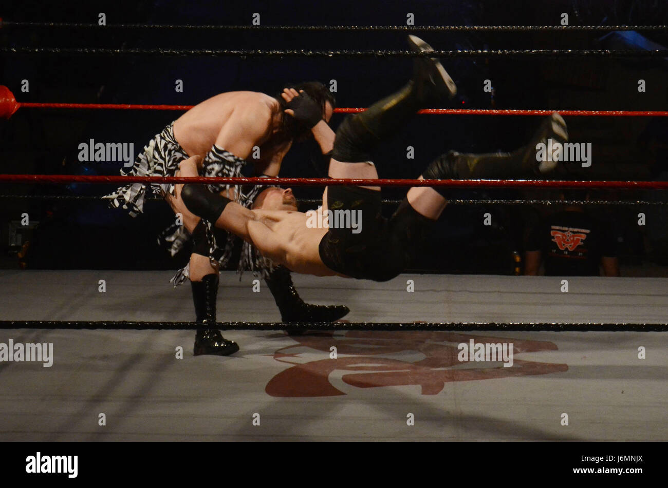 lnternational professional superstars wrestler in action during ...