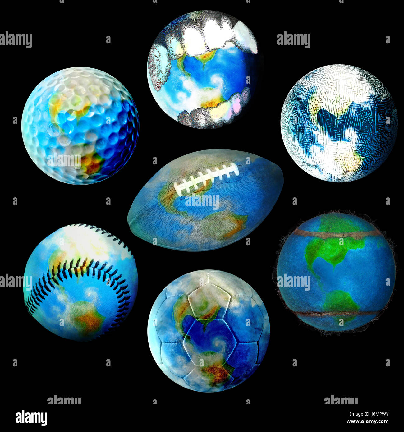 american globe planet earth world sport tennis baseball golf rugby ...