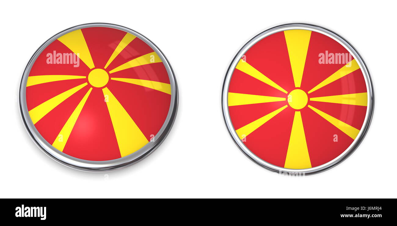 flag button banner badge pin sticker macedonia stickers macedonian ...