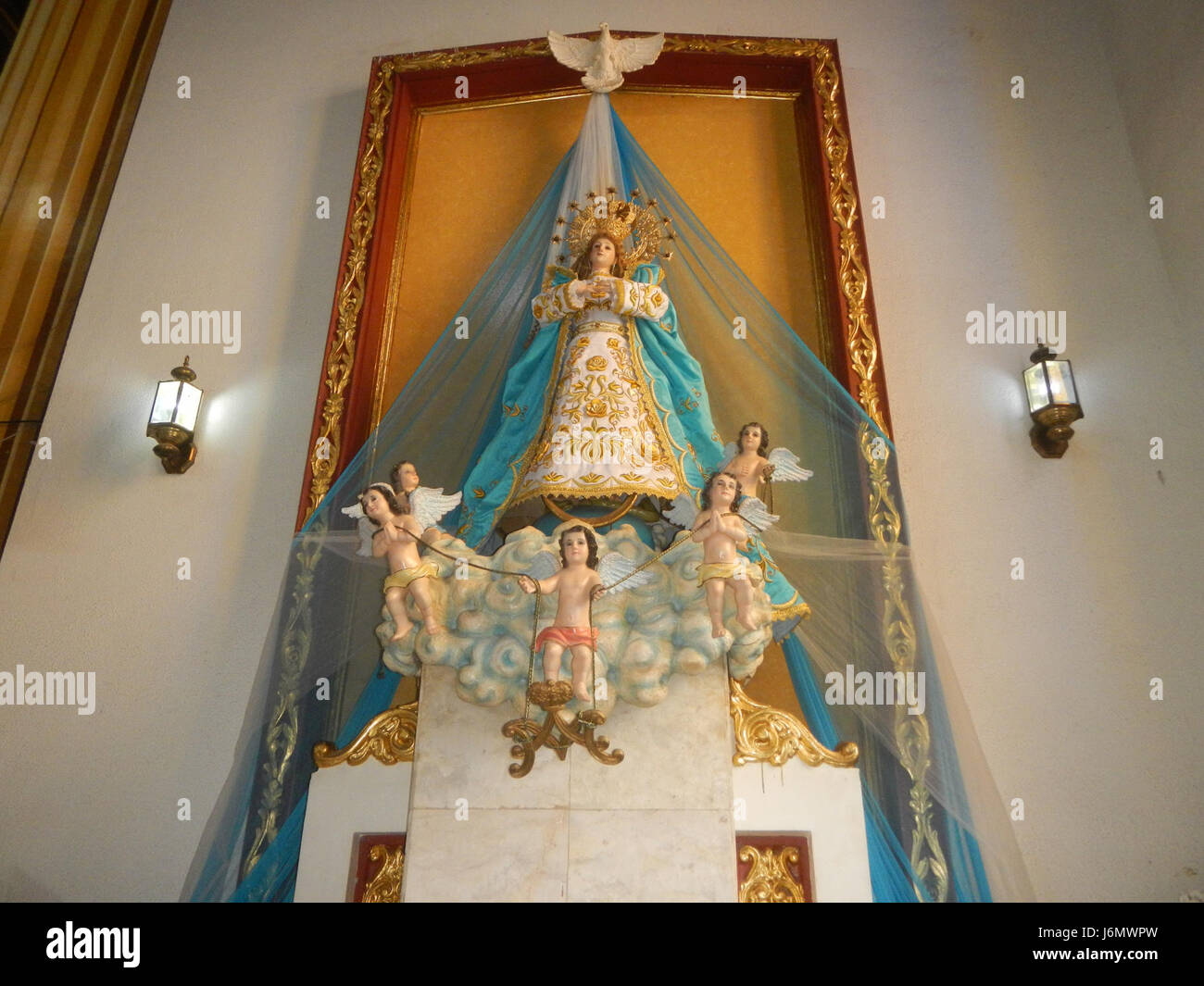 This image showcases the interior of the Immaculate Conception Parish ...
