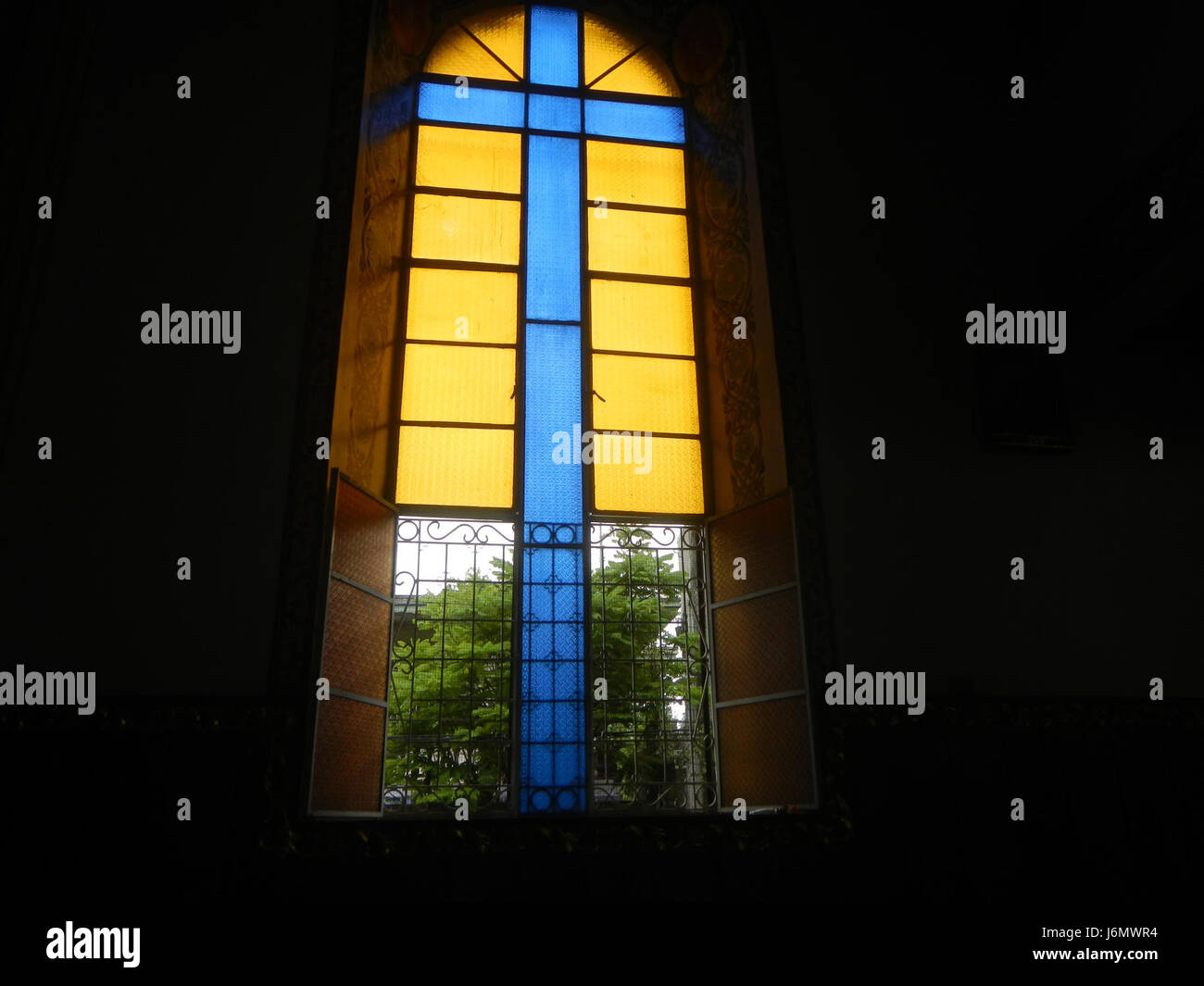 The interior of the Immaculate Conception Parish Church in Pandi ...