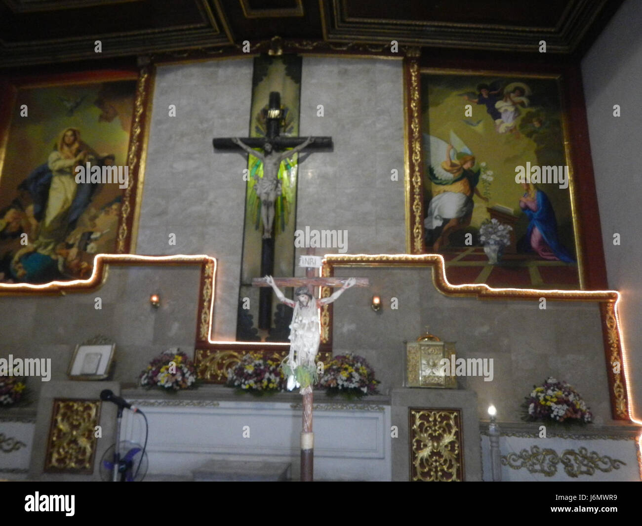 This image captures the interior of the Immaculate Conception Parish ...
